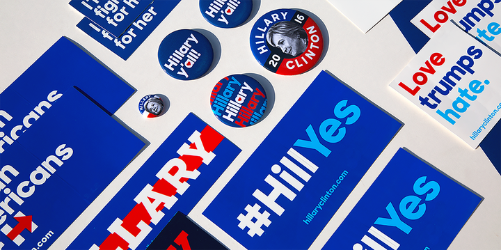 Hillary Clinton Campaign & Sharp Sans Typeface Hillary Clinton Campaign & Sharp Sans Typeface
